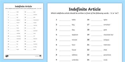 What Is An Indefinite Article Answered Twinkl Teaching Wiki