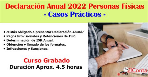 Declaración Anual de Personas Físicas con base en casos prácticos