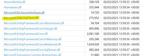 c could not load file or assembly microsoft data sqlclient version 5 0 0 0 stack overflow