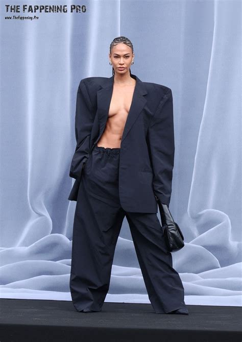 Joan Smalls Topless At Balenciaga Fashion Show 2024 13 Photos The