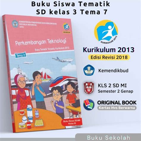 Jual Buku Tematik Sd Kelas Tema Perkembangan Teknologi Buku Paket