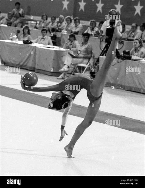 Rhythmic Gymnastics 1984 Black And White Stock Photos Images Alamy