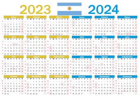 Calendario 2023 Argentina Para Imprimir Pdf