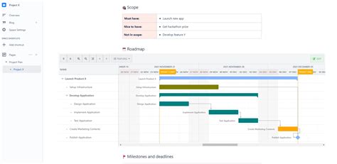Creating Gantt Charts In Confluence Free Template Inside Ricksoft Inc