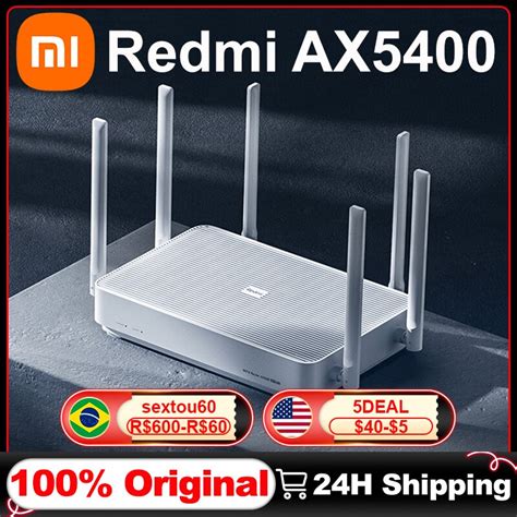 2022 New Xiaomi Redmi Ax5400 Router Mesh System Wifi6 Rro 5400mb 160mhz