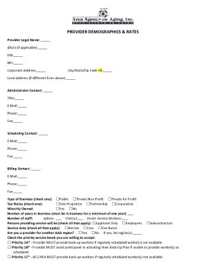 Fillable Online Provider Demographic Update Form VNS Health Fax Email