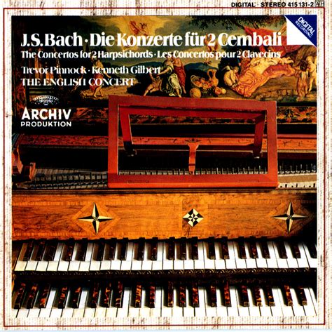 JS Bach Concertos For 2 Harpsichords Pinnock Gilbert THC Jewish