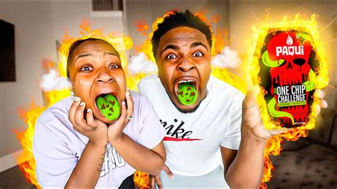 We Ate The NEW World S HOTTEST ONE CHIP Challenge YouTube