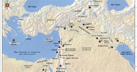 Fragmentos de idéias Mapa do Antigo Testamento