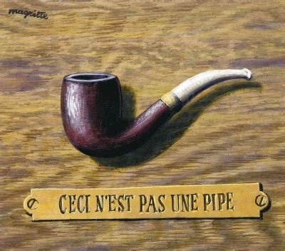 La traición de las imágenes Esto no es una pipa II Rene Magritte