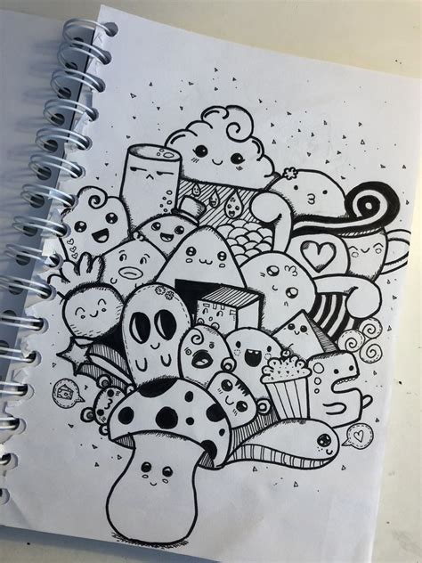 Doodle Art Easy Drawing Warehouse Of Ideas
