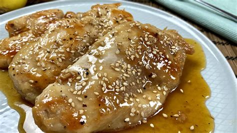 Pollo con miel y limón con solo 3 ingredientes