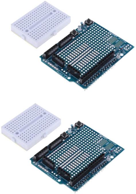 HiLetgo 2pcs Uno R3 Proto Shield Prototype Expansion Board With SYB 170