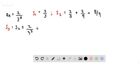 solved nth partial sum find the first four partial sums and the n the nth partial sum of the