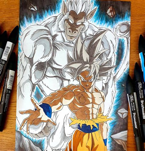 Ultra Instinto Goku Y Oozaru Etsy