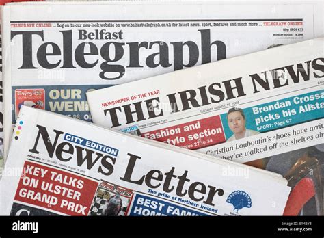 Belfast Telegraph Stock Photos Belfast Telegraph Stock Images Alamy