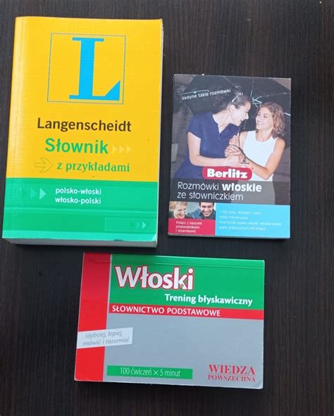 słownik polsko włoski włosko polski rozmówki KUNOWICE Kup teraz