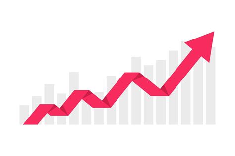 Up Arrow Graph 15159472 Vector Art At Vecteezy