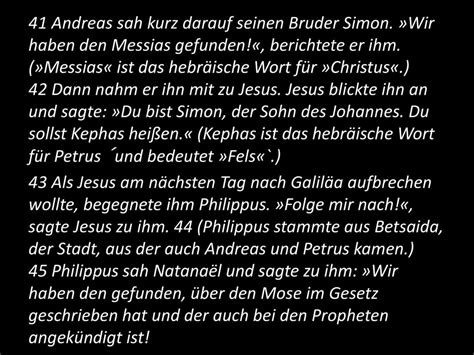 Johannes 1 Da ging Jesus vorüber Johannes blickte ihn an und sagte