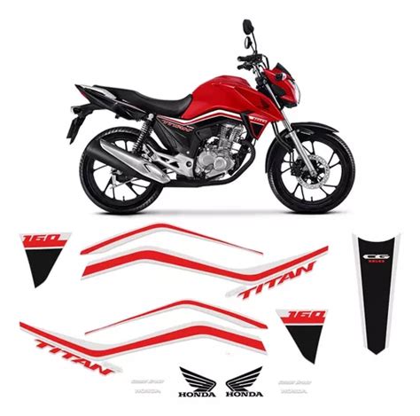 Sticker Sportinox Vinil Kit Adhesivos Franja Tanque Moto Honda Cg Titan