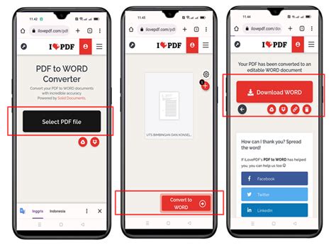 9 Cara Mengubah PDF Ke Word Di HP Tanpa Aplikasi