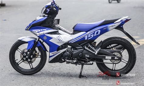 Tem Xe Exciter 150 Xanh Trắng Movista Sang Chảnh Nhất