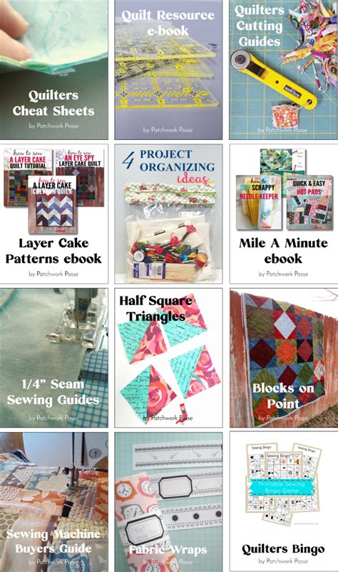 Quilter Cheat Sheets Main Patchwork Posse