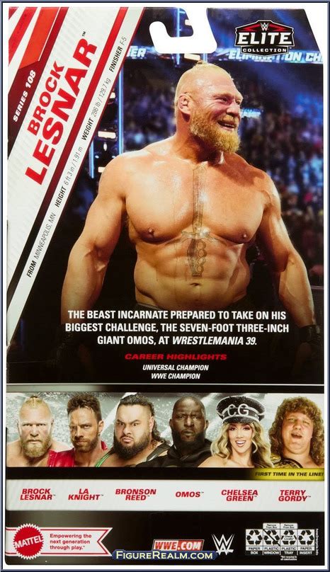 Brock Lesnar WWE Elite Collection Series 108 Mattel Action Figure