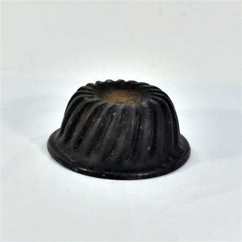 Anciens Moules à Kouglof Terre Cuite Vernissée Label Emmaüs