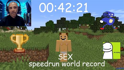 Minecraft Sex Speedrun World Record Youtube
