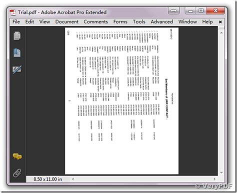 use verypdf table extractor ocr to extract tables from pdf file to excel spreadsheets verypdf