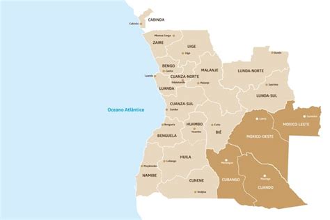 Nova divisão administrativa Angola vai passar a ter 20 províncias e
