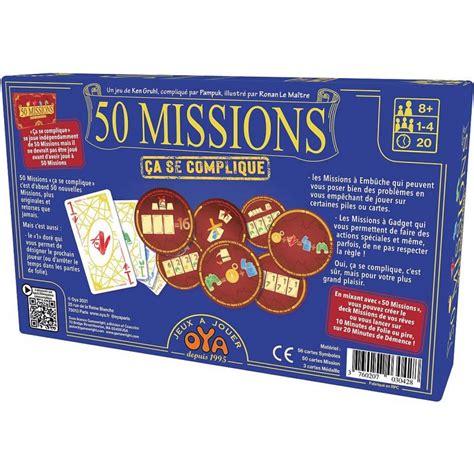 Jeu de cartes coopératif pour accomplir 50 nouvelles missions