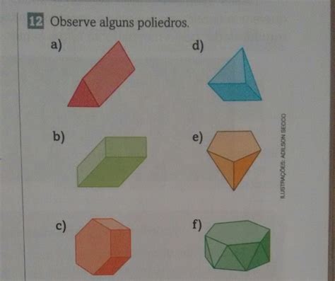 Analise O Poliedro Da Figura Ao Lado E Responda