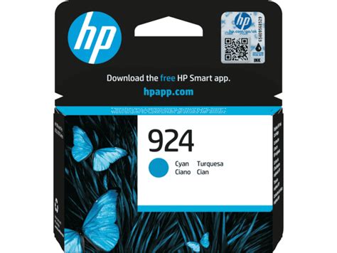 HP 924 Cyan Original Ink Cartridge 4K0U3NA Shop HP Hong Kong