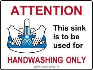 Customize Hand Washing Sink Only Kitchen Sign Washing Sink Hand