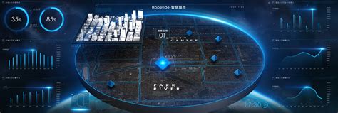 智慧城市可视化指挥中心展示 thotdesign 站酷zcool