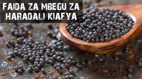 FAIDA ZA MBEGU ZA HARADALI KIAFYA TIBA ASILI YA MBEGU ZA HARADALI