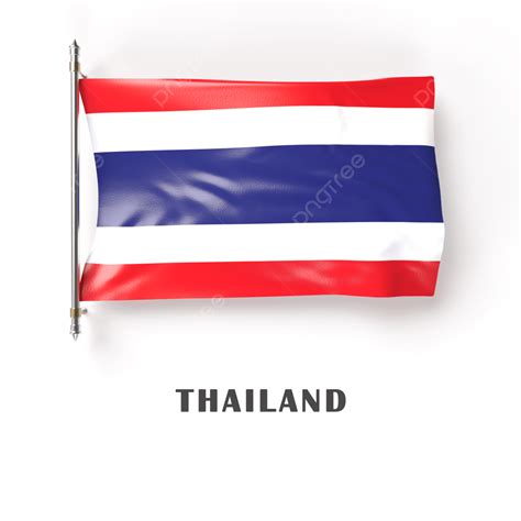 Thailand Flag Clipart Transparent Png Hd D Waving Thailand Flag On