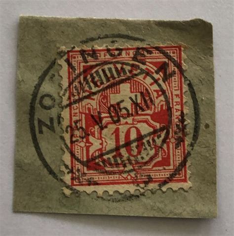Ziffermuster Mit VollStempel Zofingen Kaufen Auf Ricardo