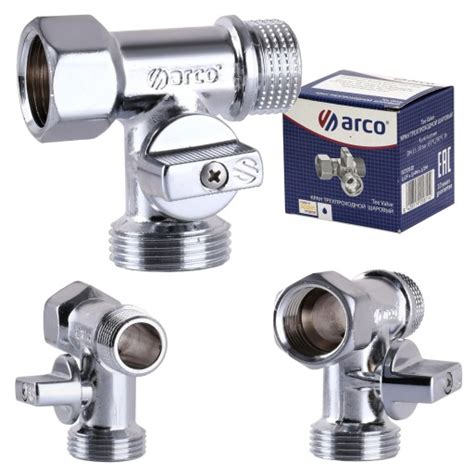 TRÓJNIK 1 2x1 2 Z ZAWOREM 3 4 ZAWÓR DO PRALKI 0233510 Cena