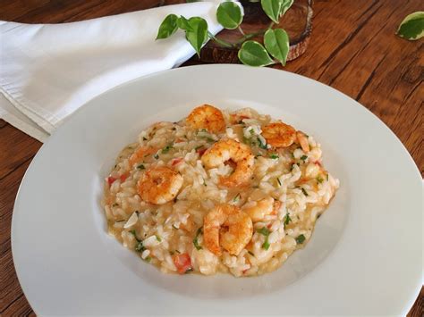 Risoto de camarão Receiteria