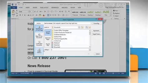 How To Create A Hyperlink In Word 2010 Wantpna