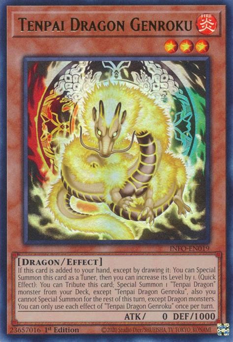 INFO EN019 Tenpai Dragon Genroku Yu Gi Oh