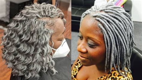 Latest Salt And Pepper Hair Extension Ideas For 60 Grey Hair Weave
