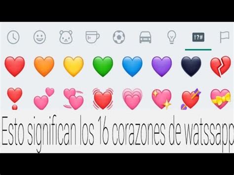 Significado De Los Colores De Los Corazones De Whatsapp Bambinos Web