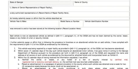 Georgia Form Mv 603Rf Fill Out Printable PDF Forms Online