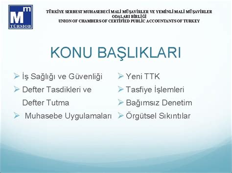 TRKYE SERBEST MUHASEBEC MAL MAVRLER VE YEMNL MAL