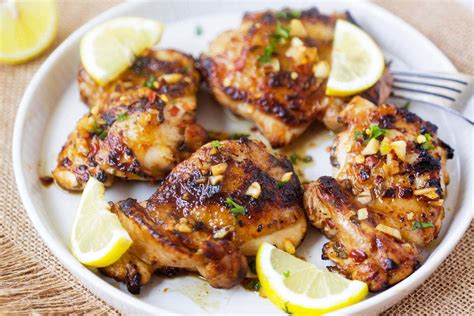 Lemon Garlic Chicken Quick Chicken Marinade Rasa Malaysia