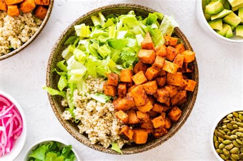 Roasted Sweet Potato Black Bean Bowl Two Peas Their Pod